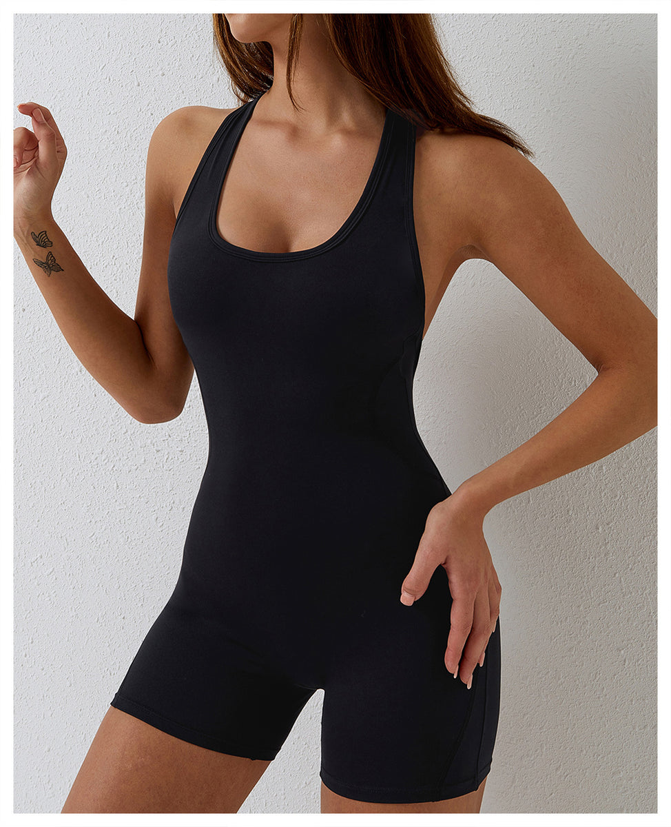 Elevate Lux Jumpsuit Black – Avvini Athletica